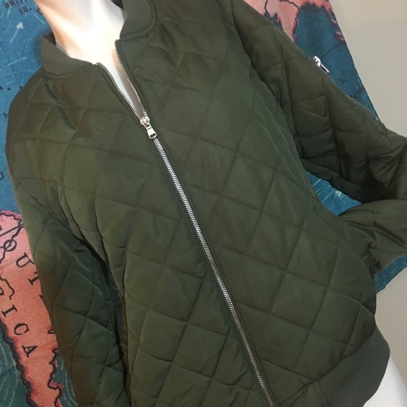 Faded Glory | Jackets & Coats | Faded Glory Dark Green Quilted Jacket ...